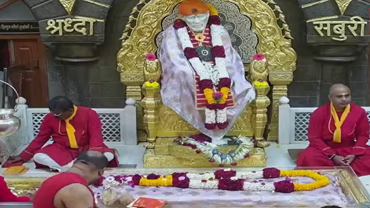 today live darshan, શિરડી સાંઈ મંદિરથી લાઇવ દર્શન - shirdi sai baba temple live darshan