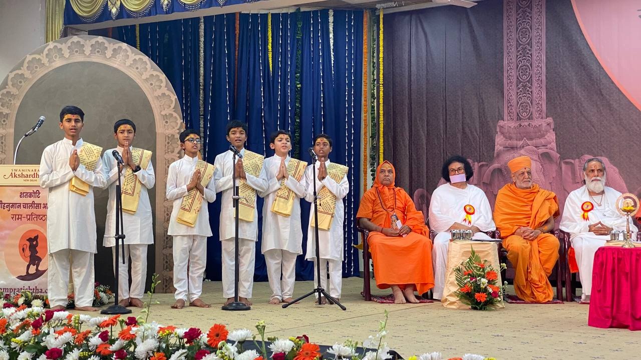 BAPS Akshardham Mandir Bhakti Abhiyan 300-day after Ram Mandir in Ayodhya