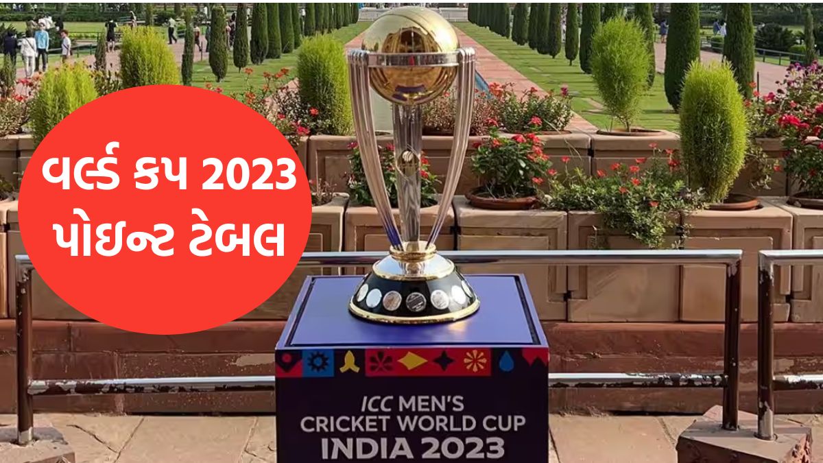 વર્લ્ડ કપ 2023 પોઇન્ટ ટેબલ - ICC Cricket World Cup 2023 Points Table