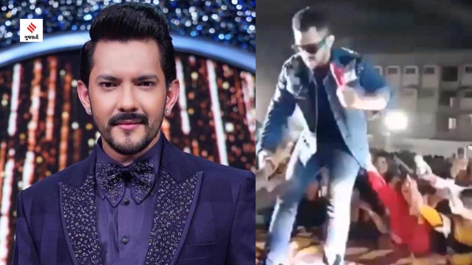 Aditya Narayan viral video આદિત્ય નારાયણ વાયરલ વીડિયો કોન્સર્ટ