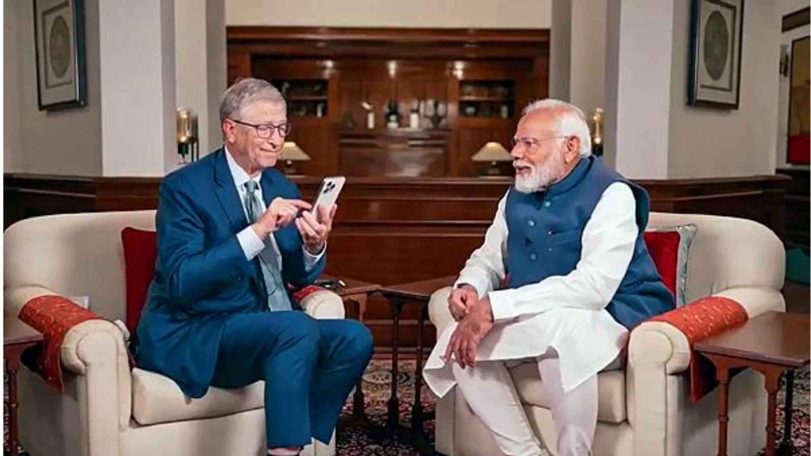પીએમ મોદી ઇન્ટરવ્યૂ બિલ ગેસ્ટ મુલાકાત | pm modi bill gates interview