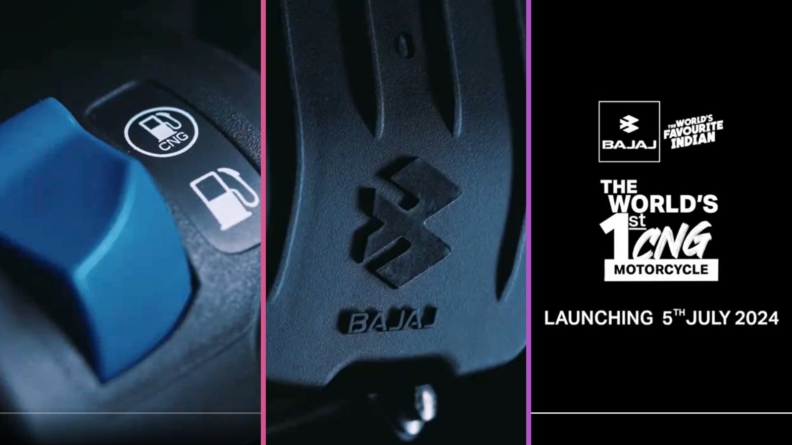 Bajaj CNG Bike Launch: બજાજ સીએનજી બાઈકના ટીઝર વીડિયોમાં દેખાઇ પ્રથમ ...