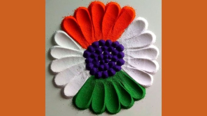 Republic Day 2025 Rangoli Design: Gantantra Diwas Simple, Easy Rangoli ...