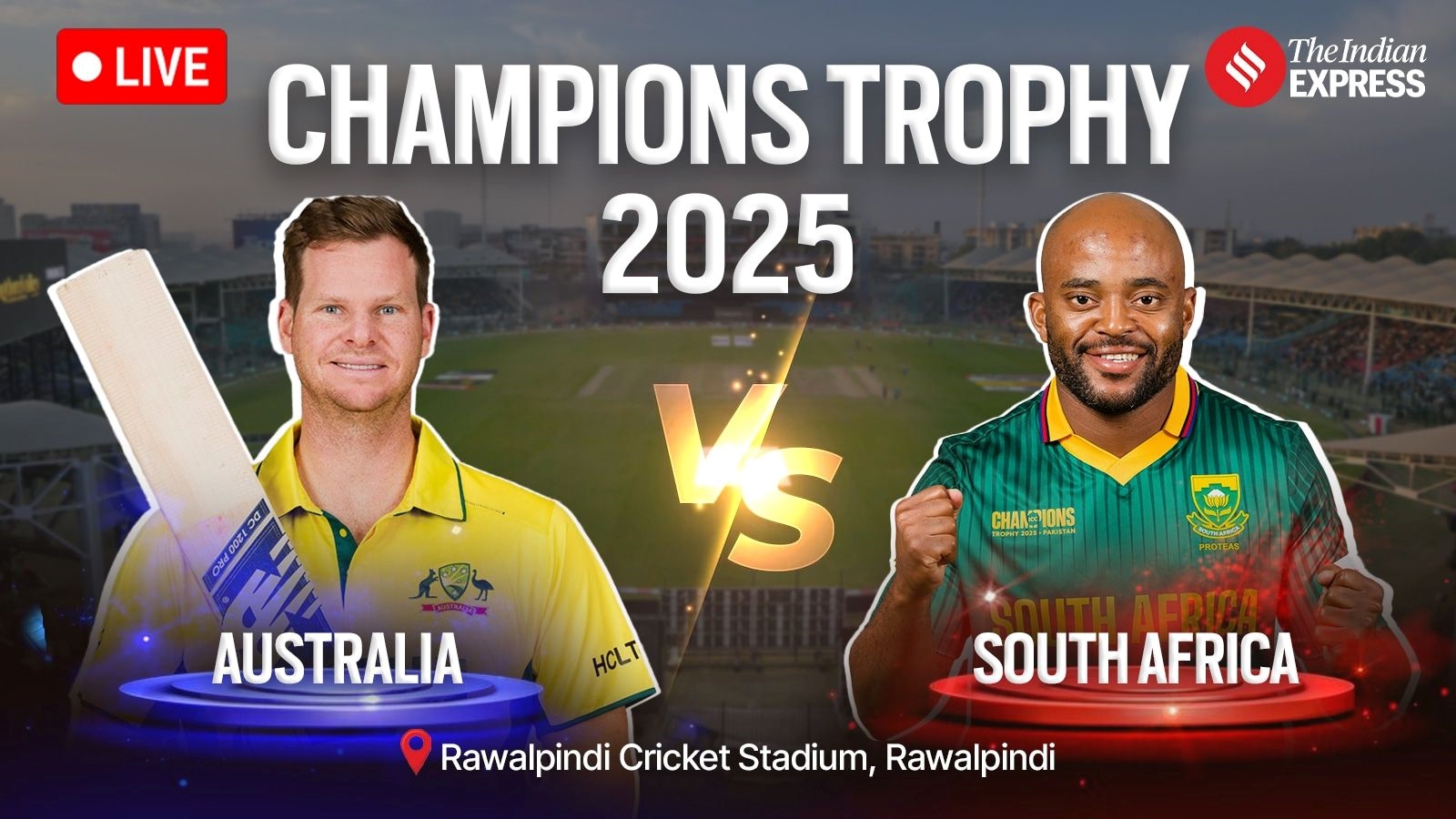 ઑસ્ટ્રેલિયા વિ. દક્ષિણ આફ્રિકા AUS vs SA Score, ICC Champions Trophy 2025 Australia vs South ...
