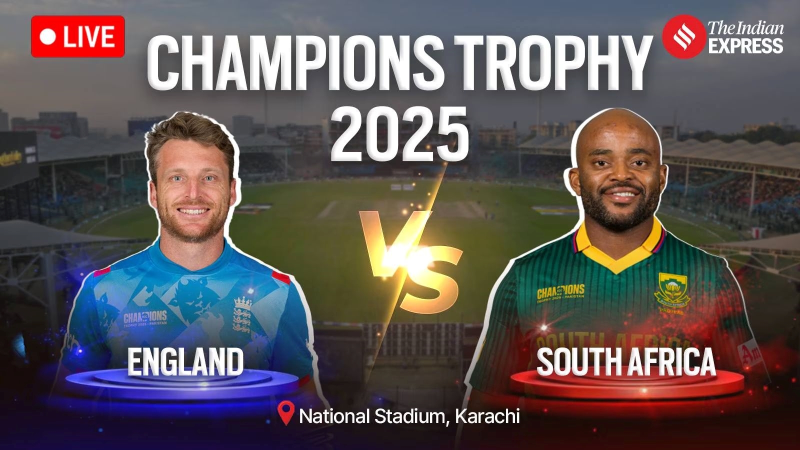 ENG vs SA Live Cricket Score, ICC Champions Trophy 2025 England vs South Africa Live Cricket ...
