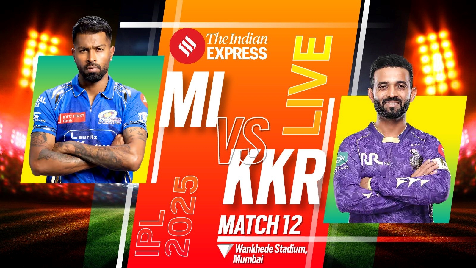 આઈપીએલ 2025, કોલકાતા વિ મુંબઈ મેચ | MI vs KKR Live Score, IPL 2025 ...