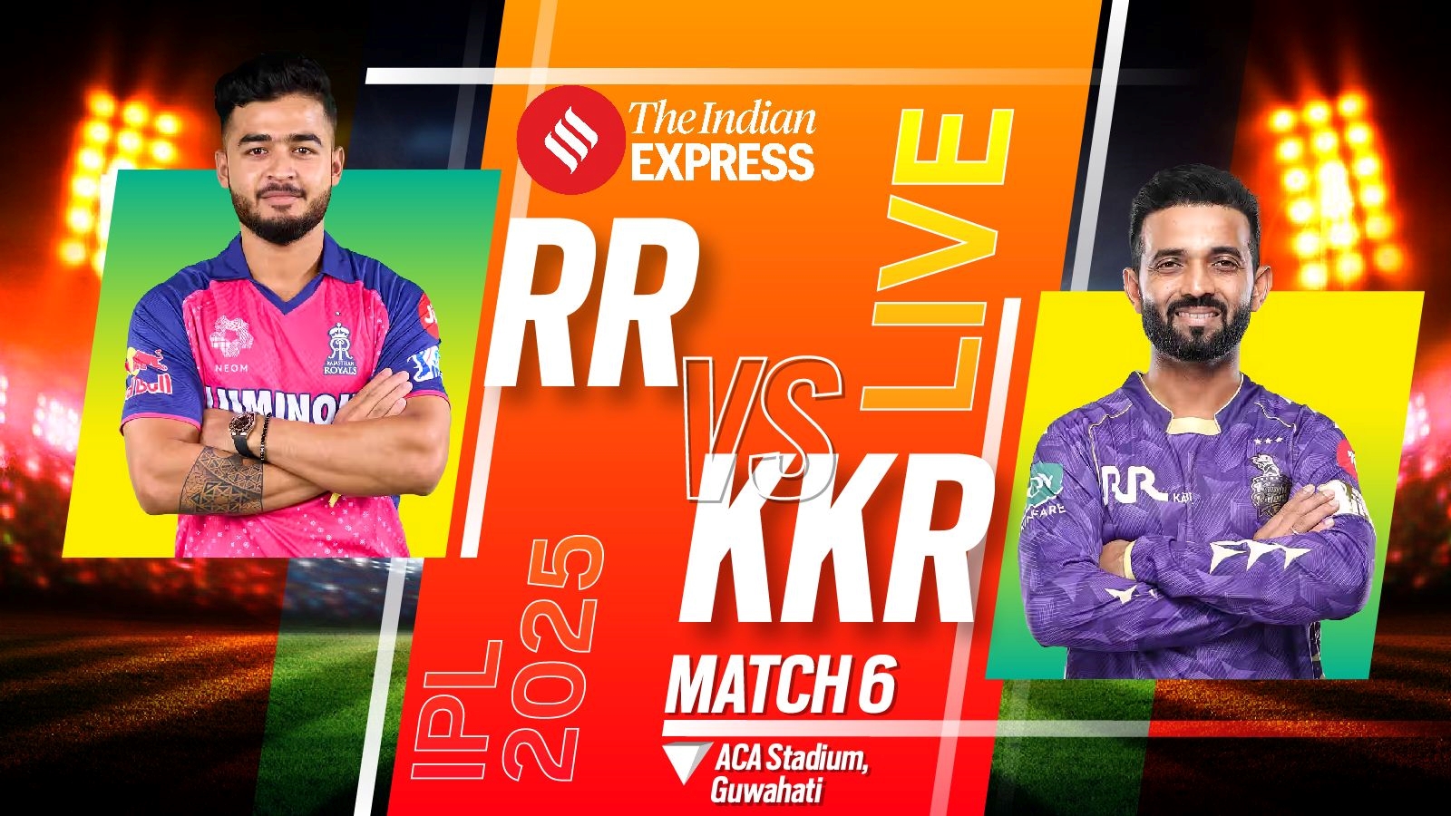 આઈપીએલ 2025, રાજસ્થાન વિ કોલકાતા મેચ | RR vs KKR Live Score, IPL 2025:Rajasthan Royals vs ...