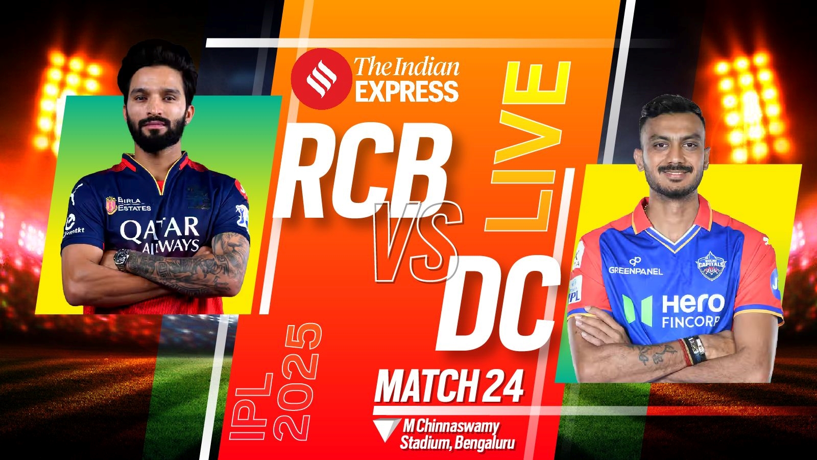 આઈપીએલ 2025, બેંગલોર વિ દિલ્હી મેચ | RCB vs DC Live Score, IPL 2025: Royal Challengers Bengaluru ...