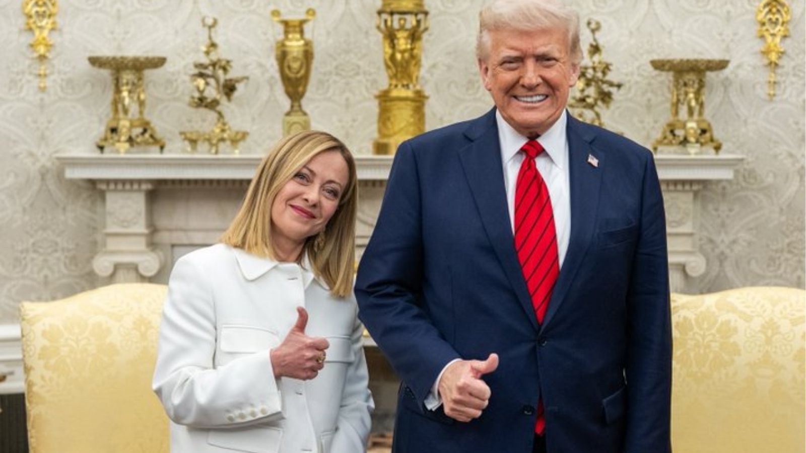 ડોનાલ્ડ ટ્રમ્પ મેલોની મીટિંગ | Donald trump Giorgia meloni meet