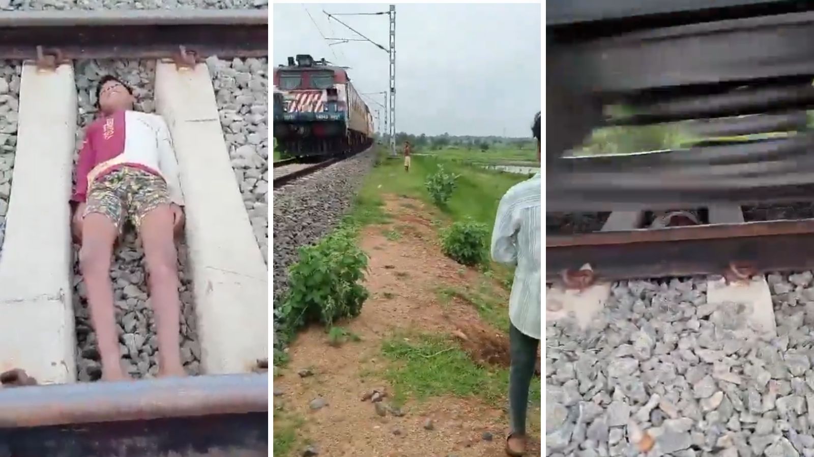 રીલ બનાવવા બાળક ટ્રેક પર સૂઇ ગયું અને ટ્રેન આવી, વાયરલ વીડિયો જોઇ યુઝર્સ ભડક્યાં | Shocking ...