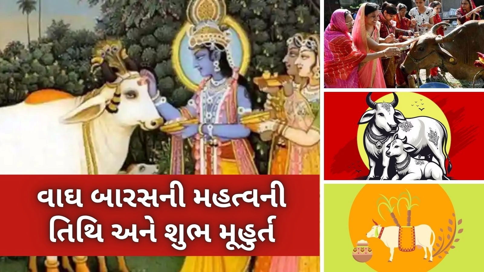 Significance and timing of worship of Vagh Baras | વાઘ બારસનું મહત્ત્વ ...
